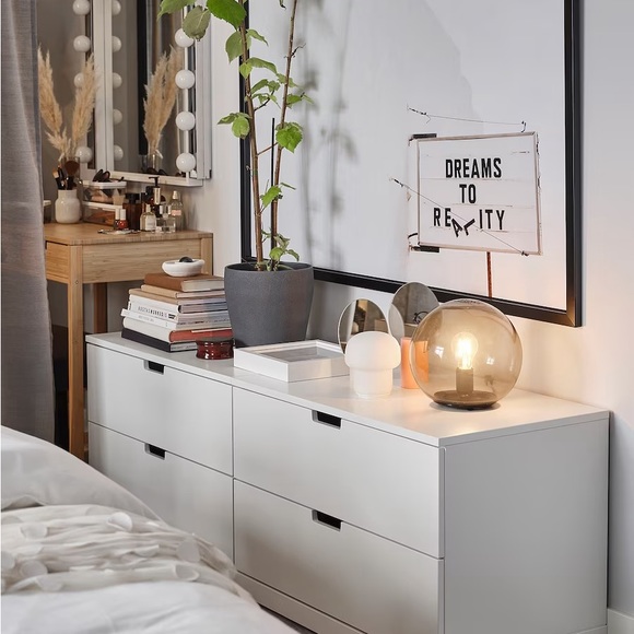 IKEA | Accents | Rare New Ikea Fado Orb Light Glass Table Lamp Globe ...